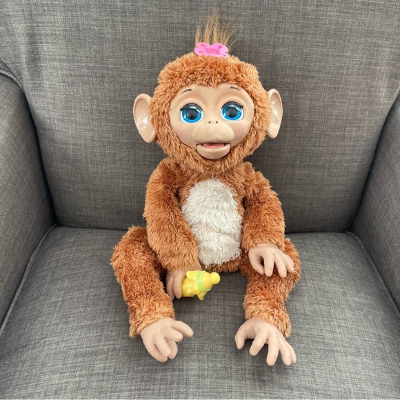 Hasbro | Toys | Furreal Friends Cuddles The Giggly Monkey | Poshmark
